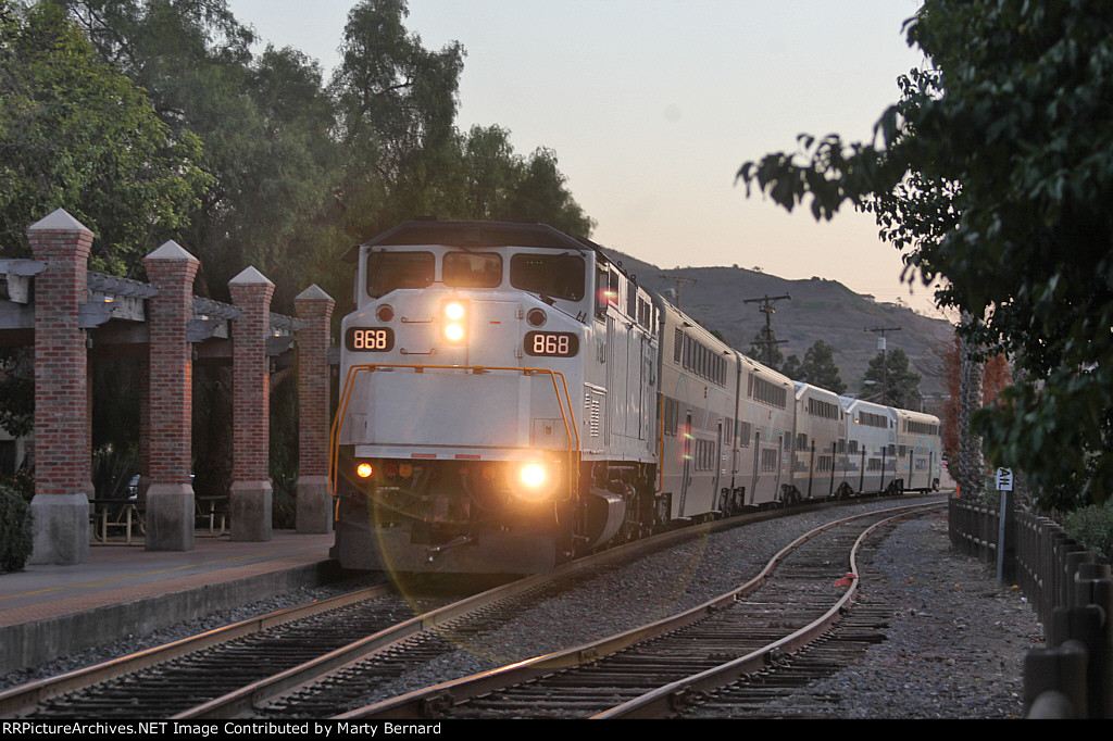 Metrolink 868 With San Bernardino Train 808